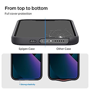 Spigen Silicone Fit Designed for iPhone 13 Mini Case (2021) - Black