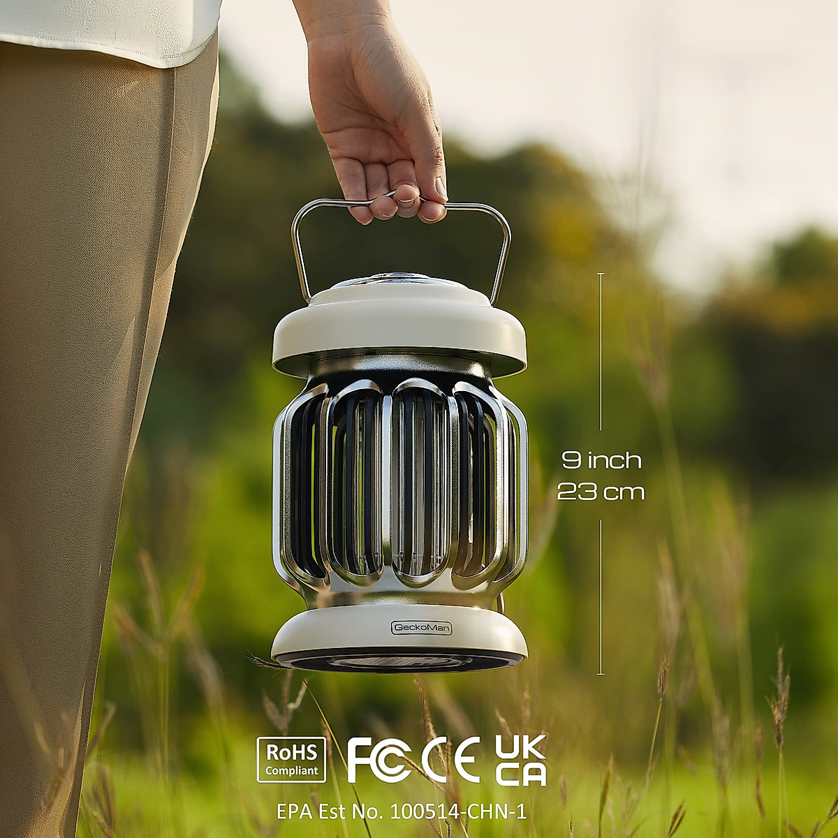 Hybrid Spectrum, Waterproof Switch Bug Zapper Outdoor Bug Zapper Indoor Bug Zapper Mosquito Repellent Outdoor Patio Mosquito Zapper Electric Fly Zapper Fruit Fly Trap for Indoors Mosquito Killer