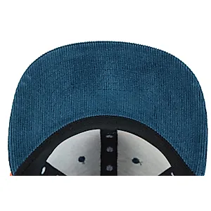 Sendero Provisions Co. Outdoor Adjustable Snapback Corduroy Rope Hat with Geo Screen Printed Patch (Ocean Blue)