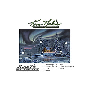 Rivers of Life, Aurora Bliss and Fire & Ice Trilogy by Kim Norlien 3 Framed Print Grouping Northern Lights Wolves Log Cabin Winter Full Moon Stars Campfire Art Print Pictures