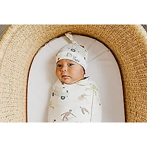 Copper Pearl Large Premium Knit Baby Swaddle Receiving Blanket Maui