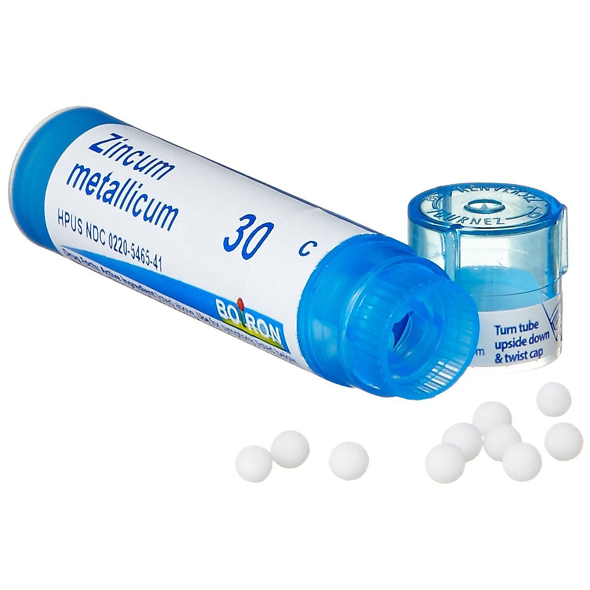 Boiron Zincum Metallicum 30C Homeopathic Medicine for Leg Cramps - 80 Pellets