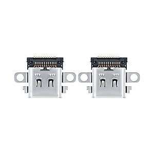 Wigearss (2 Packs) Replacement USB C Type-C SYNC Charging Port Switch Charger Connector Power Charger Socket Connector for N Switch Console （NOT Switch OLED/Switch Lite）