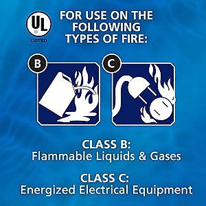 Kidde Mariner PWC Marine Fire Extinguisher for Boats, 5-B:C, 3.3 Lbs., Coast Guard Approved, Mounting Bracket (Included), White