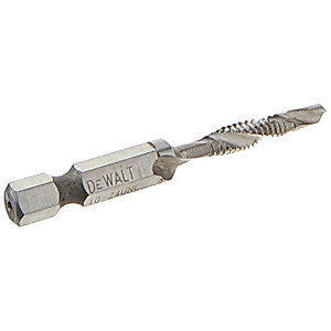 DEWALT DWADTQTR1024 Impact Ready 10-24 UNC Drill Tap, 1/4" Capacity