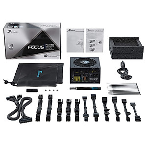 Seasonic FOCUS PX-850 | 850W | 80+ Platinum | Full-Modular | ATX Form Factor | Low Noise | Premium Japanese Capacitor | 10 Year Warranty | Nvidia RTX 30/40 Super & AMD GPU Compatible (Ref. SSR-850PX)