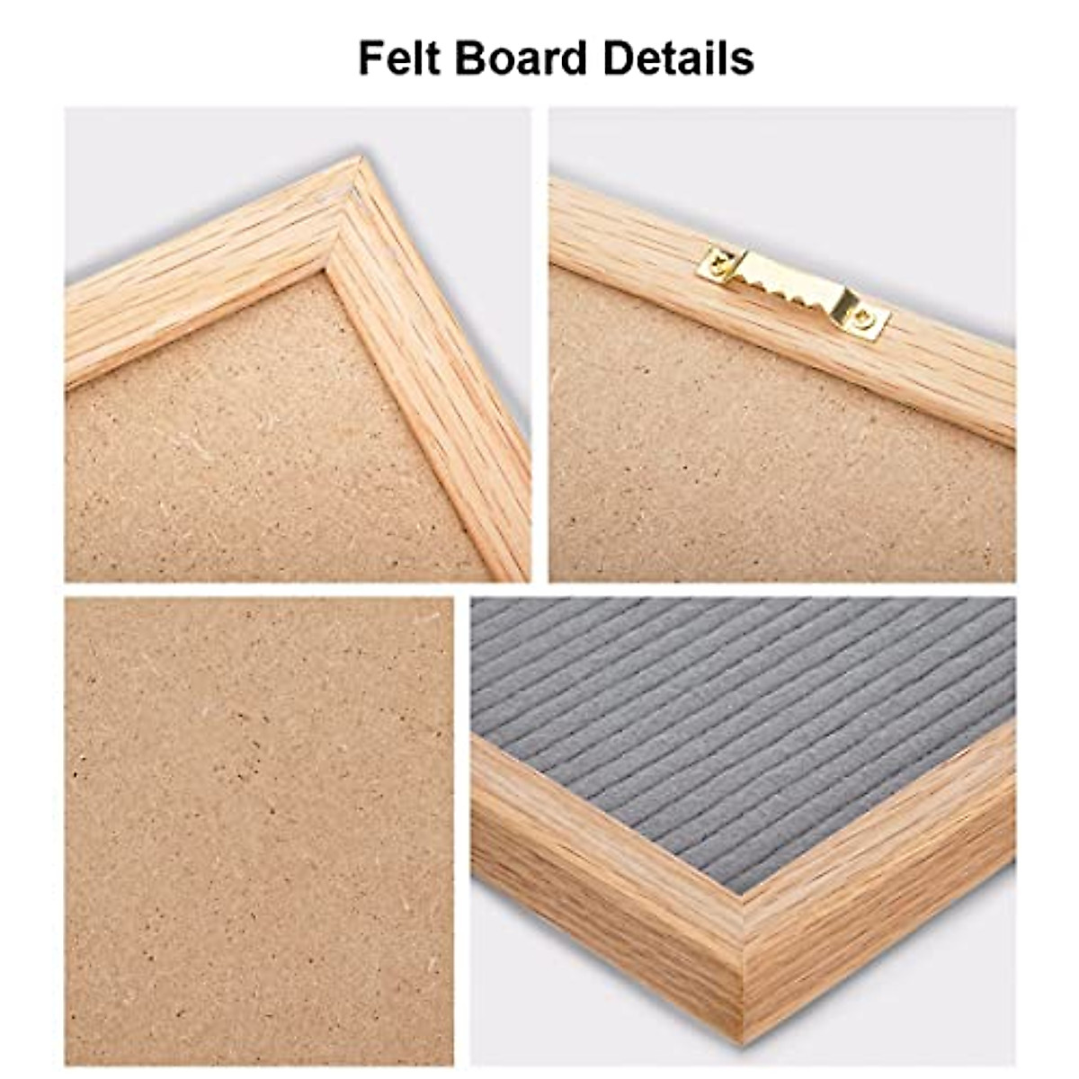 Felt Board Felt Letter Board, 10 x 10 inch Message Board Word Board Letter Board Sign Bulletin Board Letters, Pregnancy Announcements Baby Announcement Sign, Valentines Day Gifts for Her Letterboard (Pink)