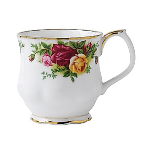 Royal Albert Old Country Roses Montrose Mug, 1 Count (Pack of 1), Multi