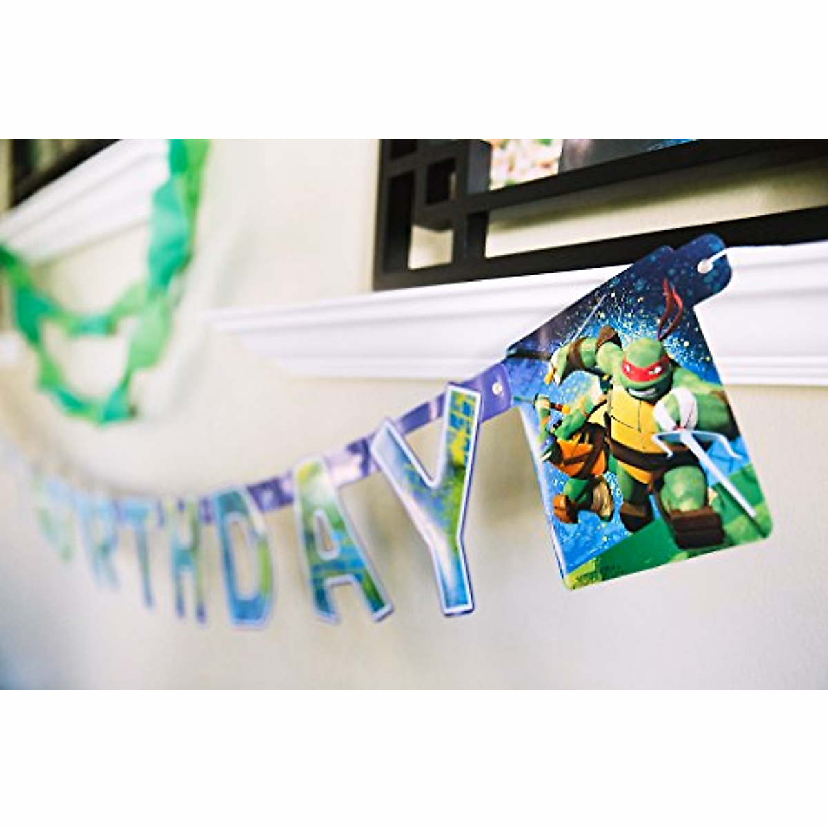 Teenage Mutant Ninja Turtles Birthday Party Banner, Party Supplies