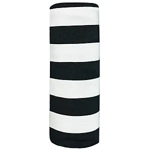 Copper Pearl Large Premium Knit Baby Swaddle Receiving Blanket Black and White Classic
