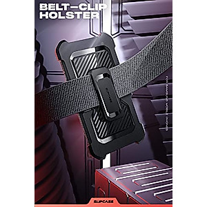 SUPCASE Unicorn Beetle Pro Case for Samsung Galaxy S23 5G (2023), Full-Body Dual Layer Rugged Belt-Clip & Kickstand Case (Black)