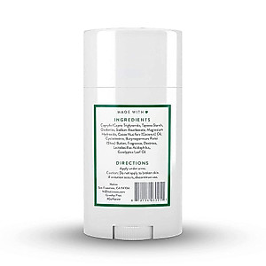 Native Deodorant Contains Naturally Derived Ingredients, 72 Hour Odor Control | Deodorant for Women and Men, Aluminum Free with Baking Soda, Coconut Oil and Shea Butter | Eucalyptus & Mint