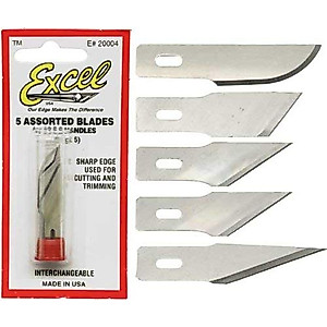 Excel Assorted Heavy Duty Blades (5 Pieces)