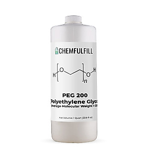 Chemfulfill PEG 200 – Polyethylene Glycol 200 (PEG200) (Gallon (128 fl oz))