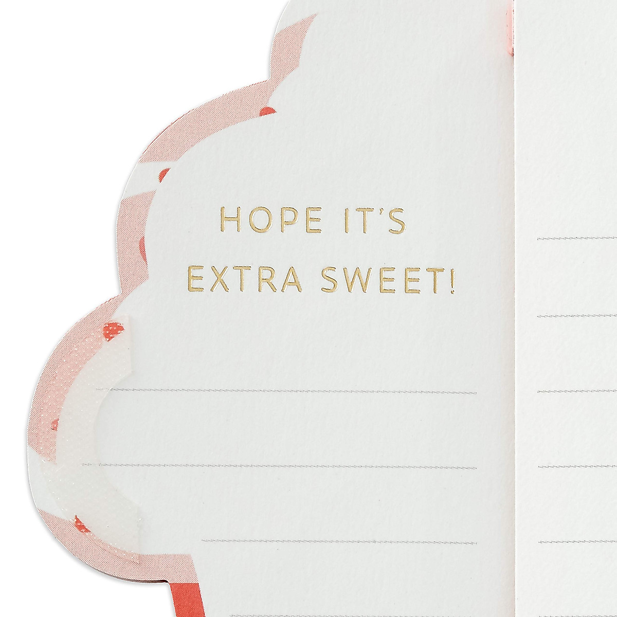 Hallmark Paper Wonder Pop Up Valentines Day Card (Honeycomb Cupcake)