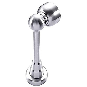 Zhi Jin 1Pc Door Stopper Stainless Steel Magnetic Door Stop Floor Door Catch Security Doorstop Holder Bumper