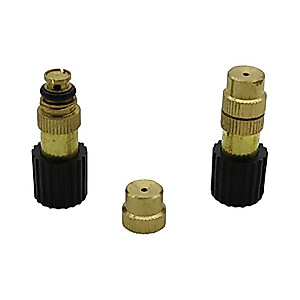 VIEUE Garden Drip Irrigation System Accessories Agricultural Brass Micro-Mist Nozzle Garden Greenhouse Irrigation Fruit Tree Atomization Cooling Nozzle 100 (Color : Blue)