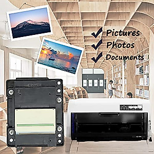 Printer Print Head, Replacement Black Print Head for L605 2651 2661 7525 L650 WF-2750 Printer Printhead Replacement Accessories Parts Kits for Repair