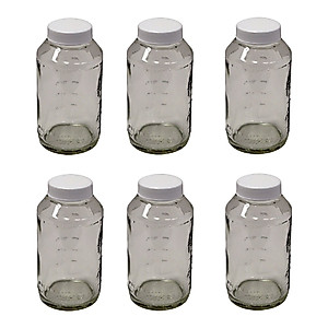 Preval 269 Glass Jar, 6-Ounce (6 JARS)
