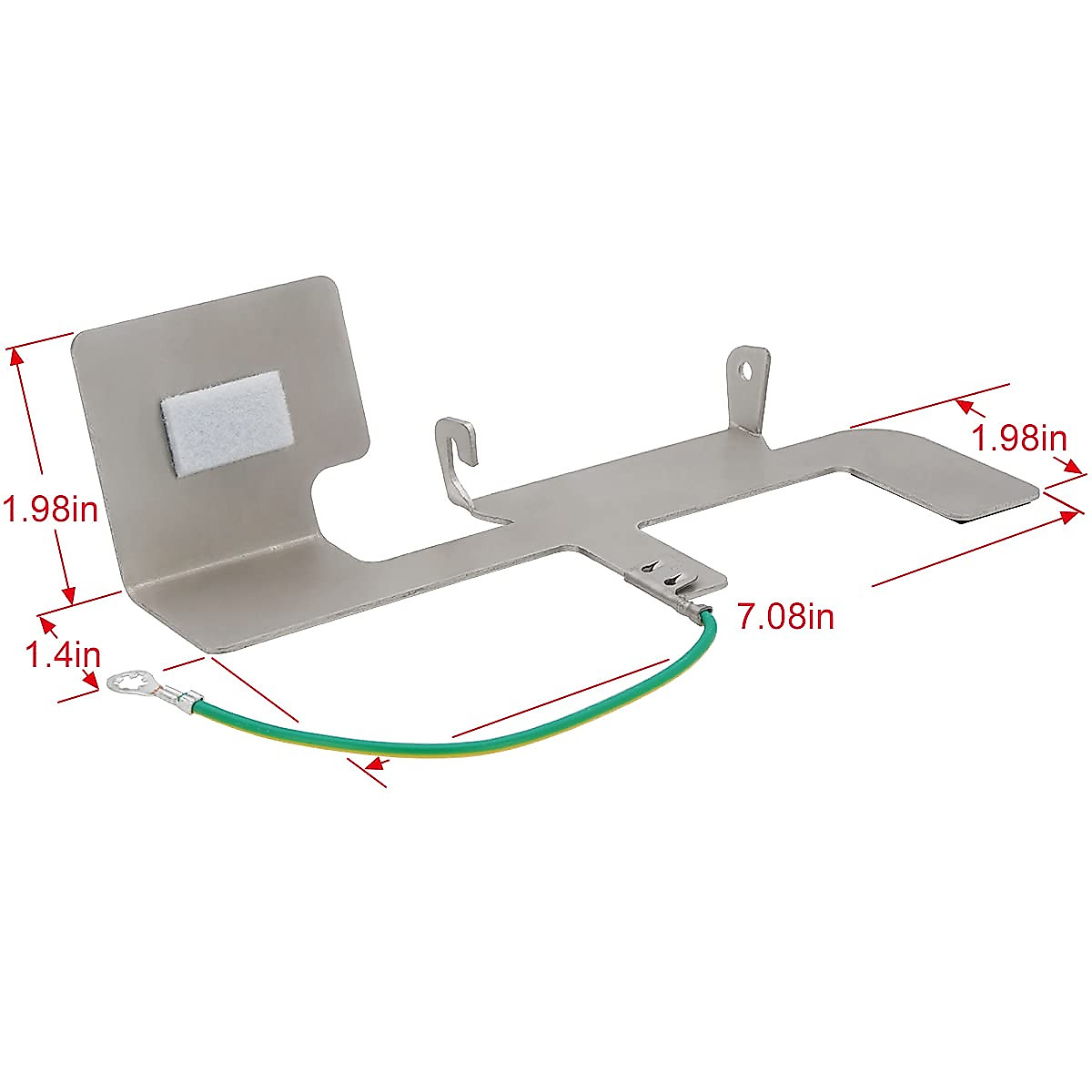 8201756 W10823377 Door Chute Compatible with Whirlpool Refrigerator Replaces 1164531, AP3872692, PS990120
