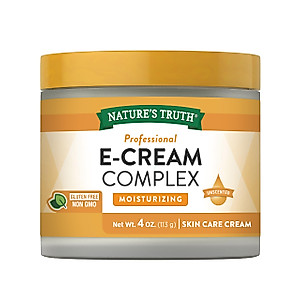Vitamin E Cream Complex | with Vitamin A & D | 4 oz | Moisturizing Skin Care Cream | by Nature's Truth