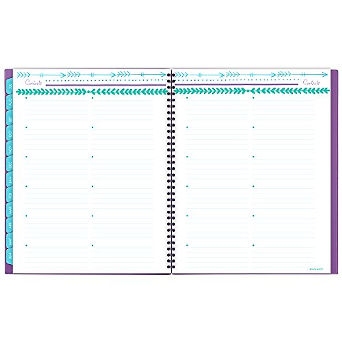 AT-A-GLANCE Academic Year Monthly Planner/Appointment Book, July 2016 - June 2017, 8-1/2"x11", Design Selected for You May Vary (183-900A)