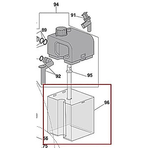 DeLonghi Nespresso Espresso/Cappuccino Machine EN520 Milk Tank