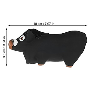 Squeaky Latex Dog Toys Small Dog Squeaky Toy - Wild Boar Screaming Pig Dental Chew Toy for Puppies and Small Dogs - Pet Toy and Puppy Chew Toy