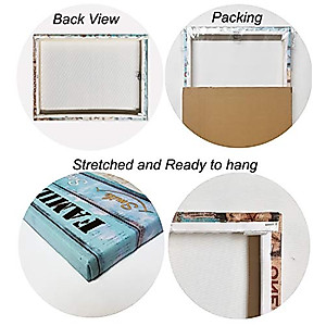 Inspirational Wall Art Motivational Poster Quotes Office Wall Decor for Girls Women Room Décor Wall Art for Office Canvas Print Framed Rustic Canvas Art In This Office 12x16inch Ready to Hang