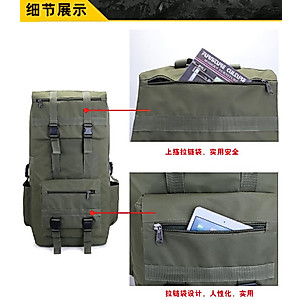 Aeseark Travel Backpack-120L Hiking Backpack Waterproof Military Camping Rucksack Daypack,Climbing Bags (black-120L)