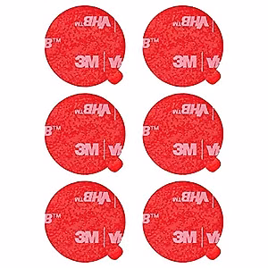 IKOPO 3M Adhesive Replacement Parts for Car Phone Holder - 6Pack Strongest VHB Adhesive Double-Sided Tape Sticker Pads Suitable for Magnetic Cell Phone Car Mount