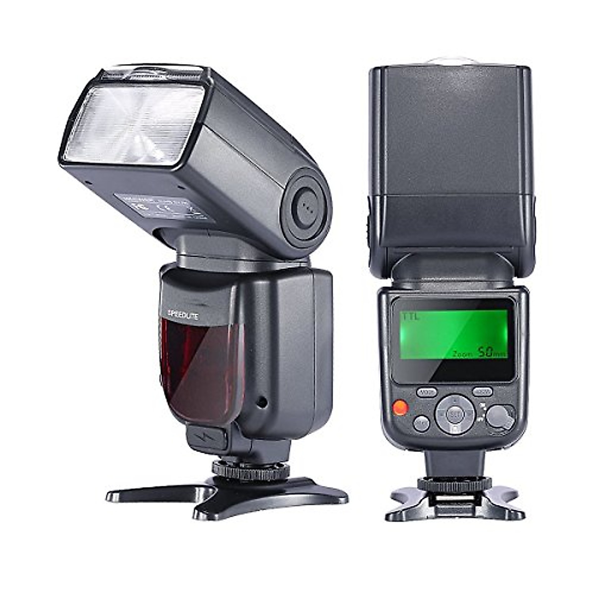 Canon EOS 6D Mark II with 50mm f/1.8 STM Prime Lens + 75-300mm III Lens + 128GB Memory + Pro Battery Bundle + Power Grip + TTL Speed Light + Pro Filters,(24pc Bundle)