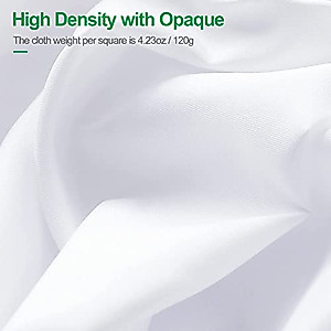 Emart 8.5x10ft White Photo Backdrop for Photography, Large Plain White Drapes Party Background Curtain | Polyester Fabric | White Screen Sheet Video Studio Portrait Photoshoot Parties