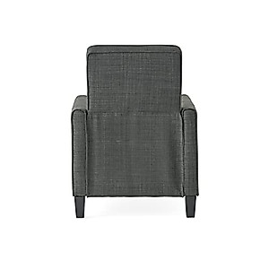 Great Deal Furniture Lucas Grey Recliner Club Chair