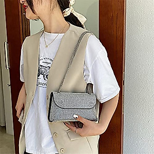 MXIAOXIA Shiny Rhinestones Evening Handbag Women Diamonds Shoulder Bag Ladies Dinner Party Clutch Purse