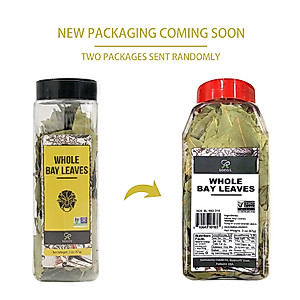 Soeos Bay Leaves Whole, 2 oz(57g), Non-GMO Verified, Dried Bay Leaf, Freshly Packed to Keep Fresh, Bay Laurel Herbs for Cooking,Bay Laurel Leaf, Dried Bay Leaves, Fresh Bay Leaves, Green