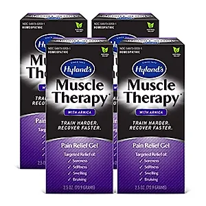Hyland's Muscle Therapy Gel with Arnica, Pack of 4