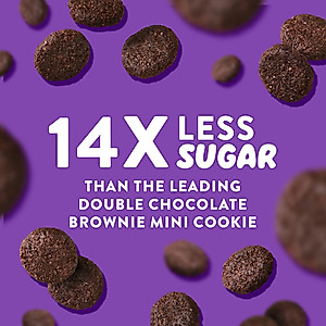 HighKey Low Carb Keto Brownie Bites - Keto Snack Low Carb Snack Sugar Free Chocolate Protein Cookies Sugar Free Snacks Gluten Free Snack Keto Friendly Food Healthy Snacks Keto Dessert Diet Snacks 3pk