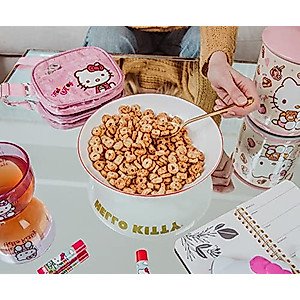 Sanrio Hello Kitty Rainbow 9-Inch Ceramic Coupe Dinner Bowl