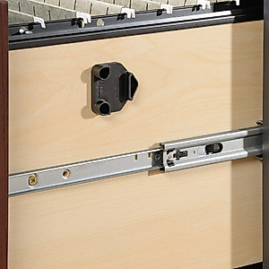 Sauder County Line Dresser, L: 15.55" x W: 19.45" x H: 28.54", Classic Cherry Finish