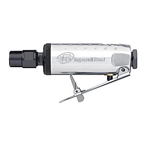 Ingersoll Rand 307B 1/4” Air Die Grinder, Straight, 28,000 RPM, 0.25 HP, Ball Bearing Construction, Safety Lock, Aluminum Housing, Lightweight Power Tool