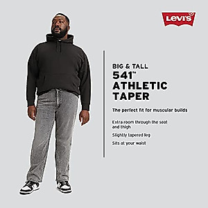 Levi's Men's 541 Athletic Fit Jeans (Also Available in Big & Tall), Castilleja White-Stretch, 44W x 32L