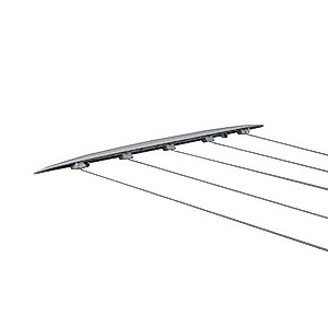 Strata Retractable Clothesline Indoor - Wall Mounted 5 Cable Retractable Laundry Line for Wet & Dry Clothes - 10 ft per Cable