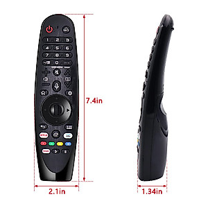 AN-MR650A AN-MR19BA AN-MR20GA Voice Magic Remote Control Replacement fit for LG Smart TV UN85 UN81 UN80 UN74 UN73 UN71 B7 B7A C7 E7 G7 W7 W8 B9 C9 E9 W9 NANO99 NANO97 Series