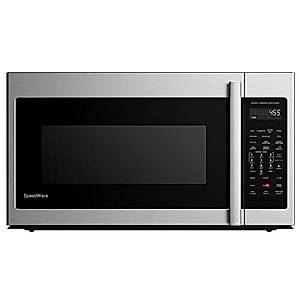 Galanz GLOMJB17S2ASWZ-10 30" SpeedWave Over The Range Microwave Oven, True Convection & Sensor Technology, Air Fry & Steam Cooking, Stainless Steel, 1.7 Cu Ft, Convection