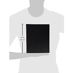 Rediform BLUELINE NotePro Notebook, Black, 9.25" x 7.25" 150 Pages (A7150.BLK)