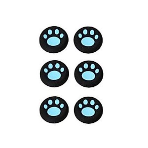 OSTENT 6 x Colorful Analog Joystick Button Protector for Xbox One Controller - Color Blue