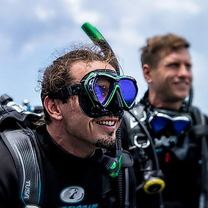 TUSA M-2001 Paragon Scuba Diving Mask, Black/Black