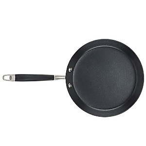 Anolon Advanced Home Hard Anodized Nonstick Crepe Pan, 9.5 Inch, Onyx