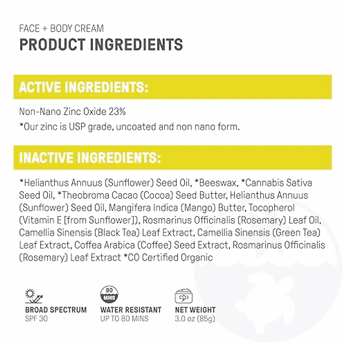 Raw Elements Face and Body Mineral Sunscreen SPF 30 Tin, Organic Sunblock Daily Protection, Non Toxic Reef Safe, Water Resistant, Cruelty Free, Plastic Free, 3 oz (Pack of 1)